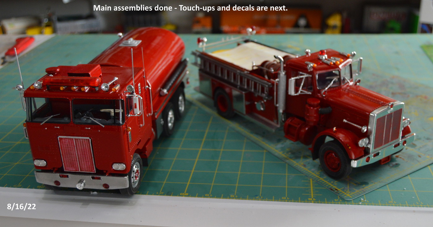 Photo: 352 tanker and 289 pumper ready for decals 8 16 22 | Pumper No.1 ...