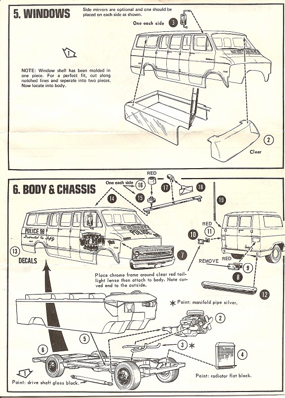 Photo: scan0034 | Model instruction sheets album | Chuck Cady | Fotki ...