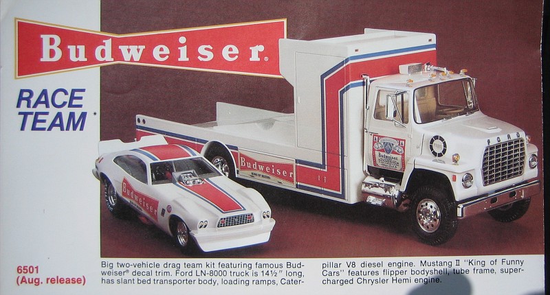 Photo: Budweiser Race Team Ford LN8000 & Mustang II "King of Funny Cars ...