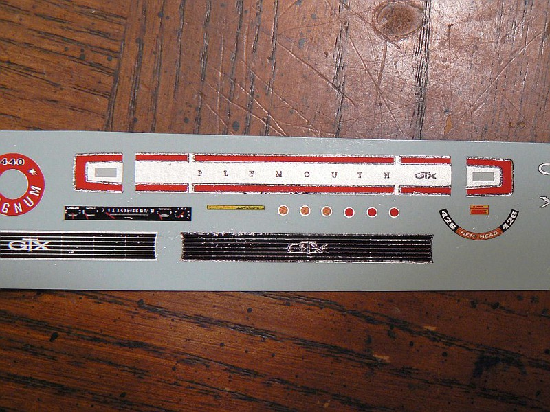 Photo: '68 GTX Decals 01 | Keith Marks Decals album | Customike | Fotki ...