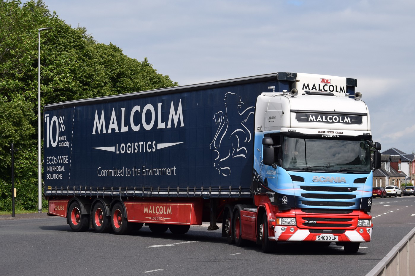 Photo: SN68XLM Scania R450 no. L237 | Malcolm, Brookfield album ...