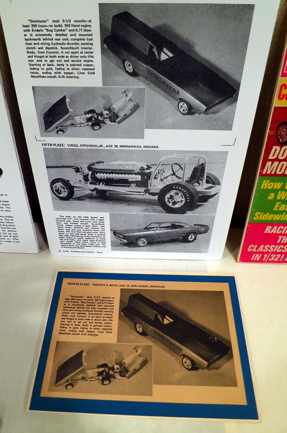 Photo: 367 Dodge Funny Car display | Car Model 1968 Dodge Contest ...