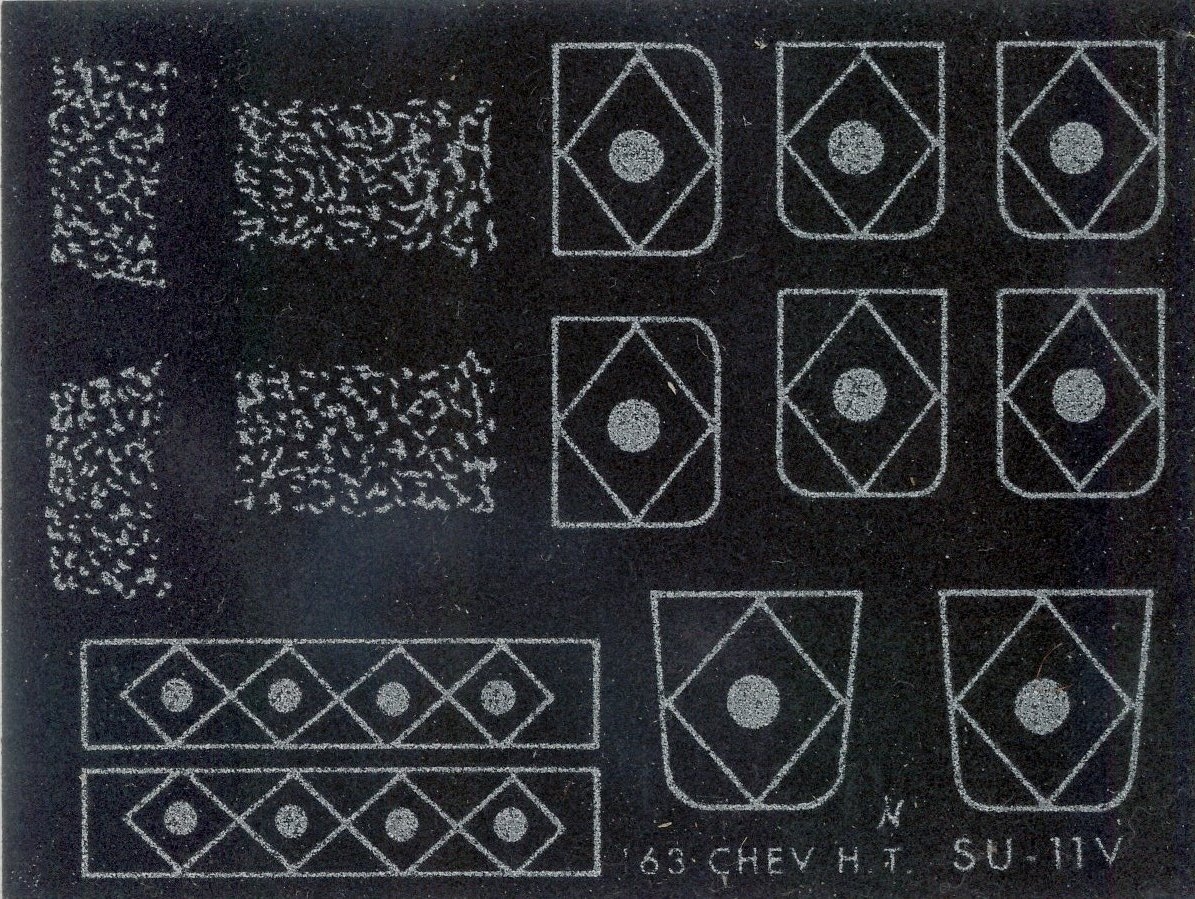 Photo: 1963 Impala HT upholstry material | AMT '63 Chevrolet Impala ...