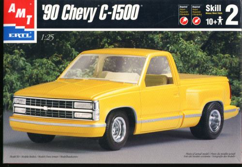 Photo: 1990 Chevrolet C-1500 | AMT Pickup Truck and SUV Box tops only ...