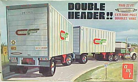 Photo: Double Van | AMT Rigs and Trailers Box top only album | DRASTIC ...