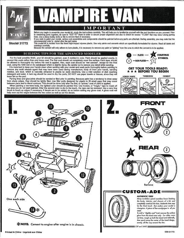 AMT Vampire Van #31772 album | DRASTIC PLASTICS MODEL CAR CLUB | Fotki ...