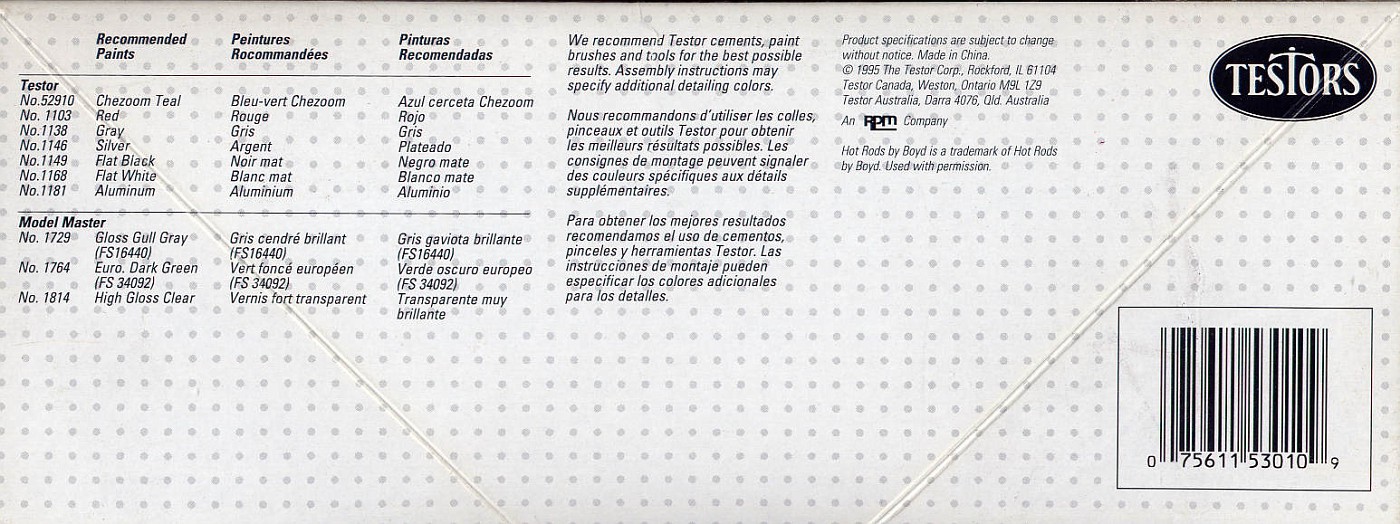 Photo: 1957 Chevrolet CheZoom Box 2 | TESTORS CheZoom by Boyd #5301 ...