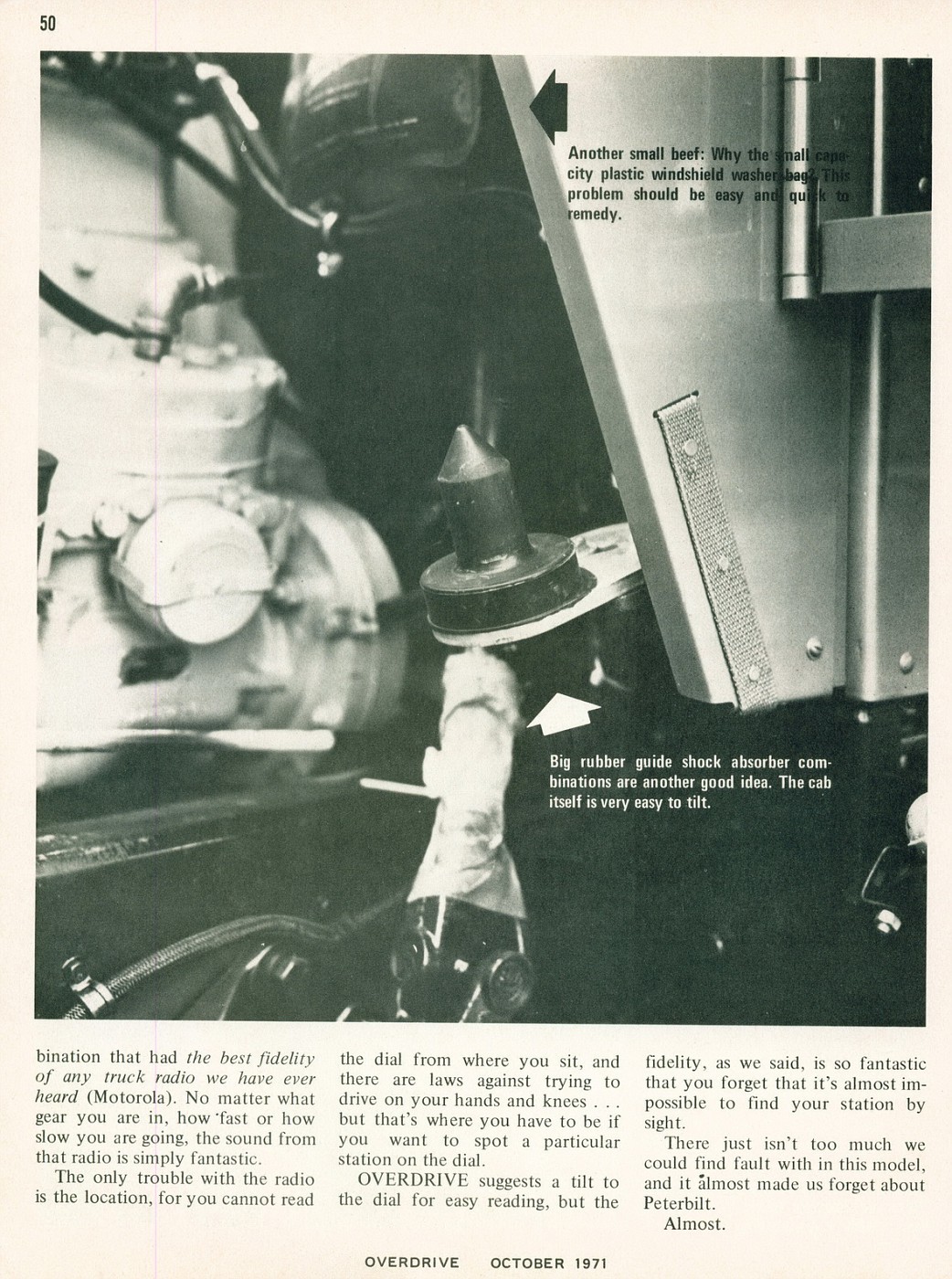 Photo: October 1971 Kenworth W925 Test 9 | 10 Overdrive Magazine ...