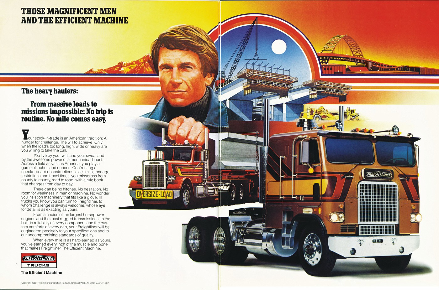 Photo: November 1980 Freightliner Ad | 11 Overdrive Magazine November ...