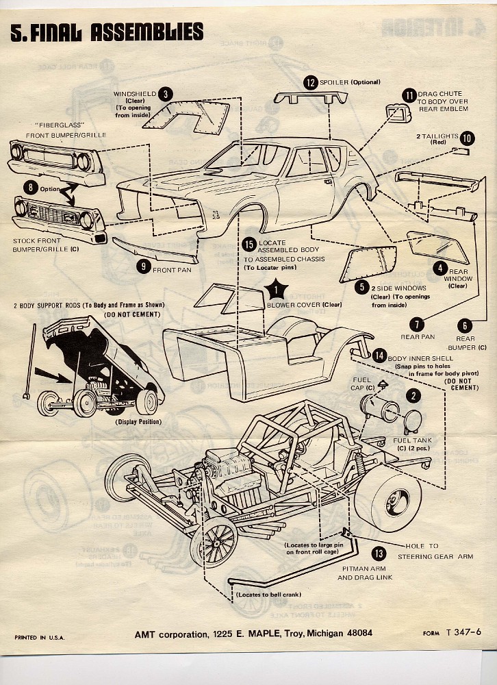Photo: 4 | AMT Lou Azar's World's Fastest Gremlin X Funny Car #T347 ...