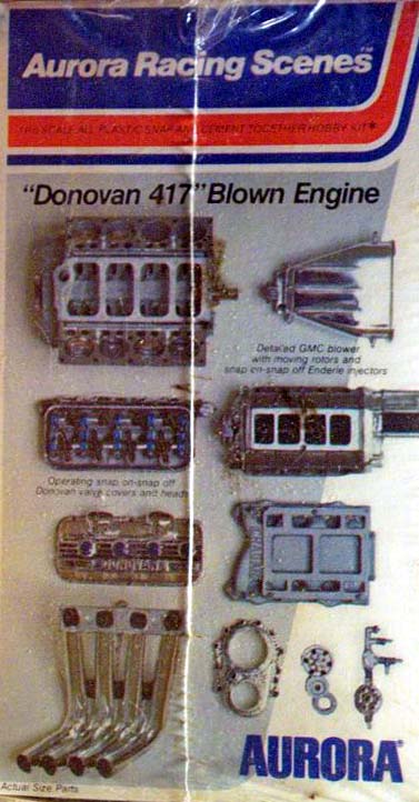 AURORA "Donovan 417" Blown Engine 1/16 scale album | DRASTIC PLASTICS ...