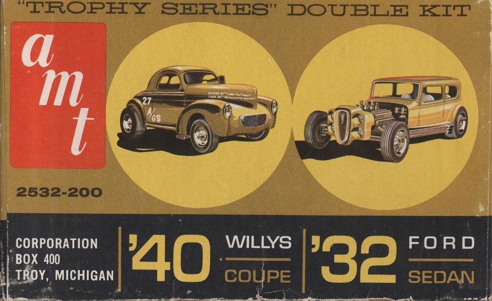 Photo: 004 | AMT '40 Willys Coupe - '32 Ford Sedan DOUBLE KIT #2532-200 ...