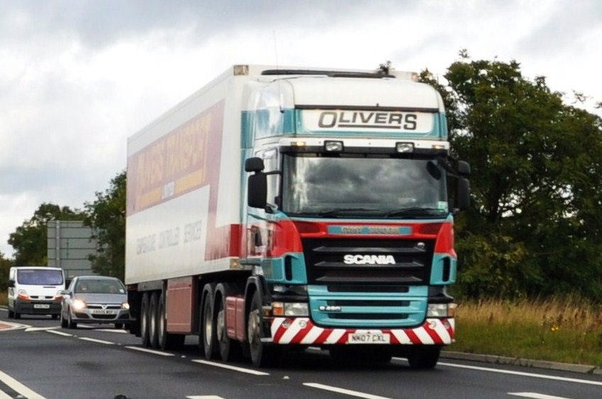 Photo: NK07 CXL Scania R 480 Topline 6x2 unit | Olivers Transport Ltd ...