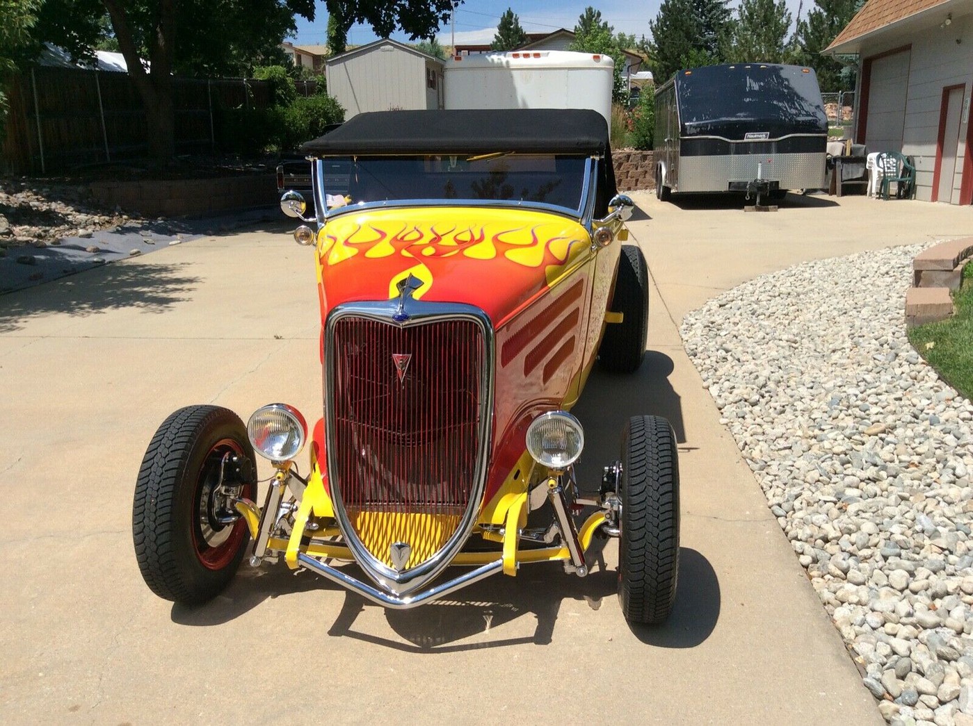 Photo: 34 Ford roadster with flames (1) | 1933/34 FORD ROADSTERS ...