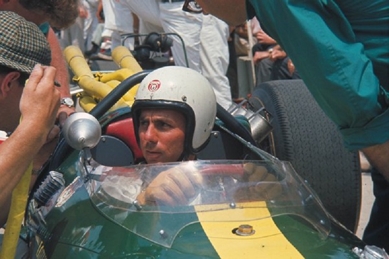 Photo: Indy 500, Indianapolis, IN, 1965. Bobby Johns in his Lotus Ford ...