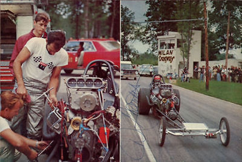 Photo: 1969 WynnsCharger Top Fuel Dragster ORIGINAL Vintage Post Card ...