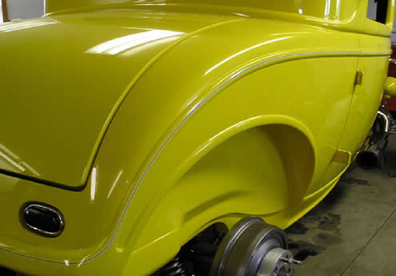 Photo: Alan Johnson laid down some of his amazing lines on this car ...