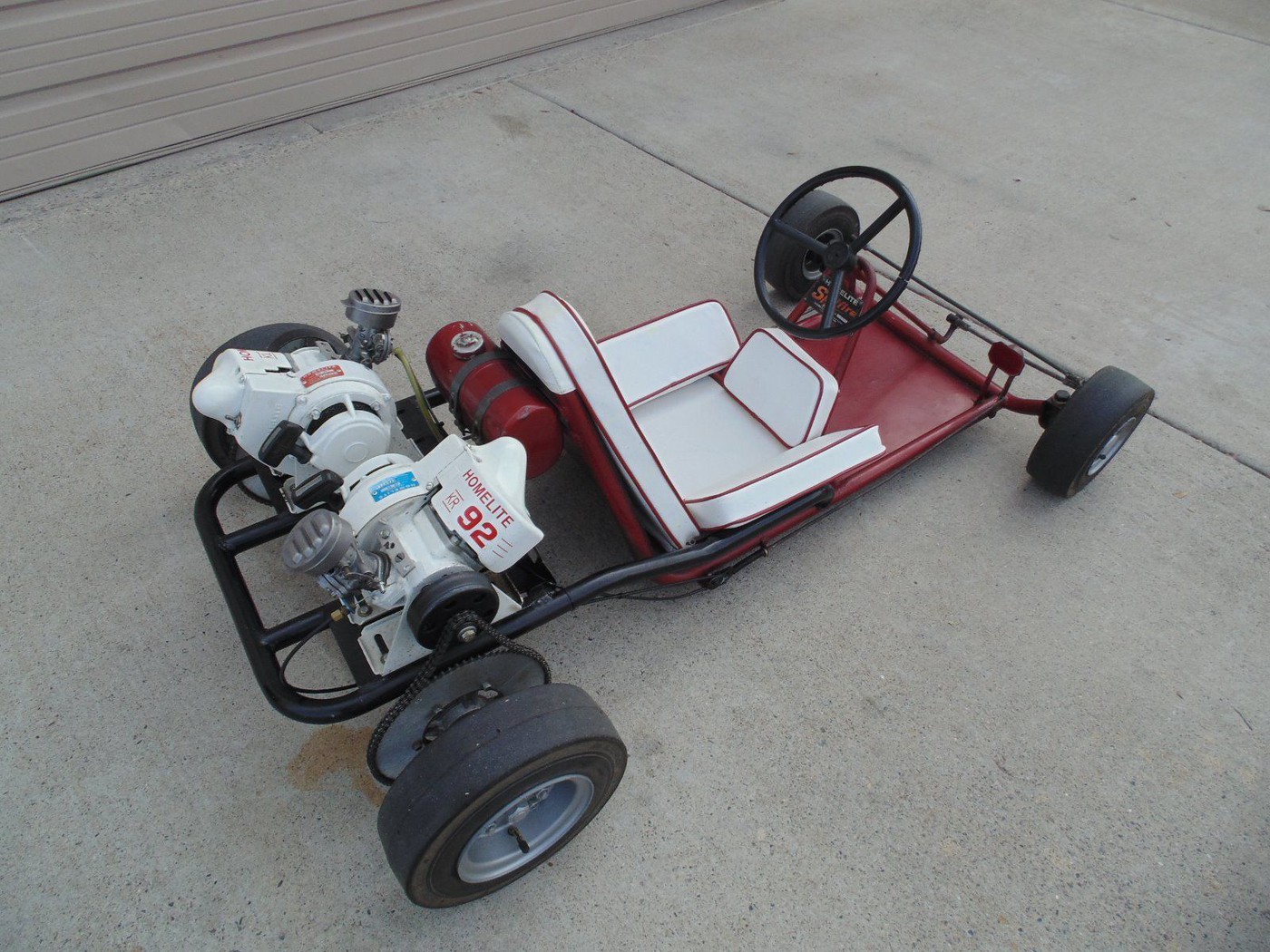 Photo: Factory Built Homelite Spitfire Go Kart (3) | QUARTER MIDGETS ...