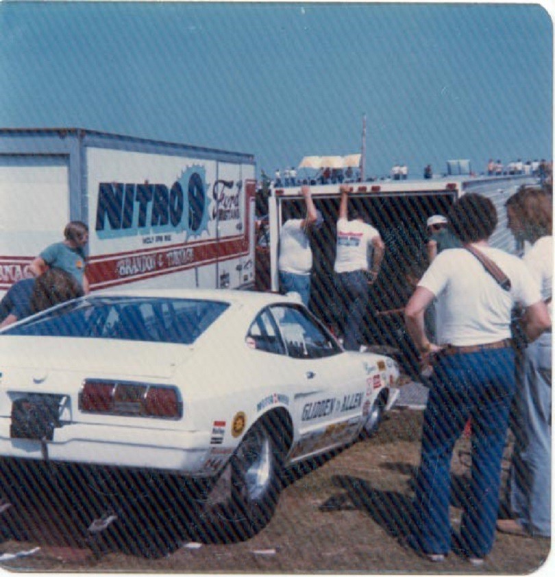 Photo: Glidden & Allen's White Mustang II (1) | BOB GLIDDEN'S RACE CARS album | LOUD-PEDAL ...
