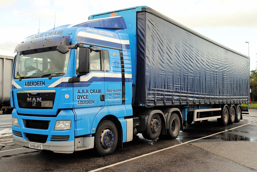 Photo: SV58 AFO MAN TGX 26.440 6x2 unit | A. R. R.Craib Transport Ltd ...