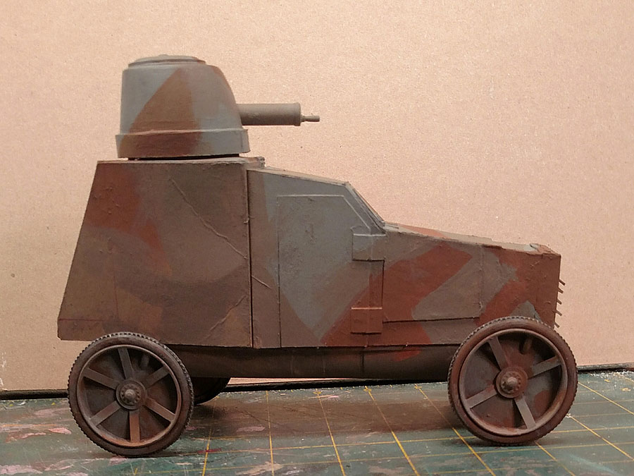 Photo: 86 | Scratch-bashed Model T armoured car in 1/16 scale. album ...