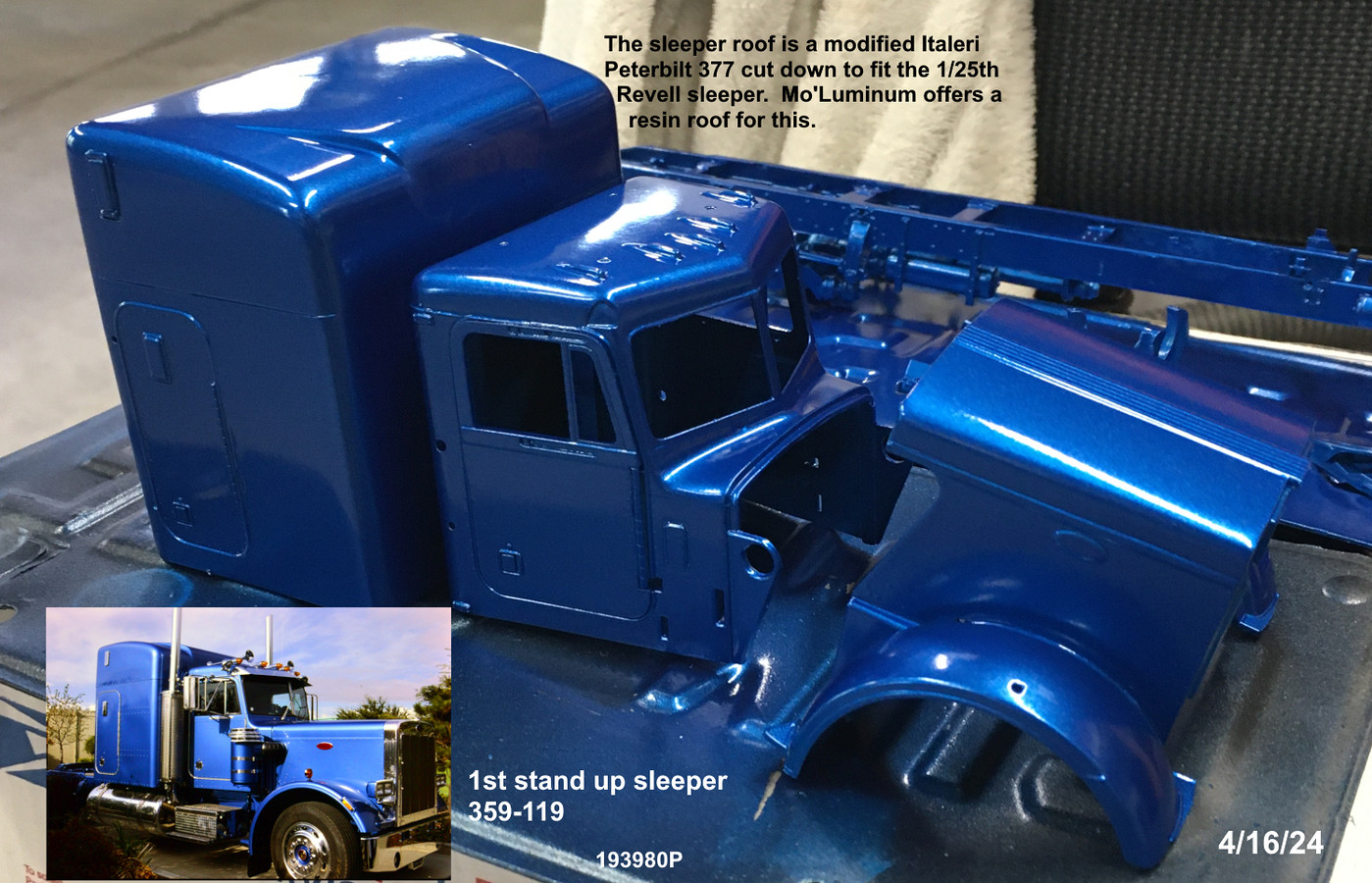 Photo: IMG 8159 Painted and cleared 4 15 24 | What's on the bench recently - or a while back ...