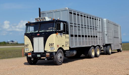 Wagner Transportation Co - Peterbilt 352 and Wilson Trailer Co body ...
