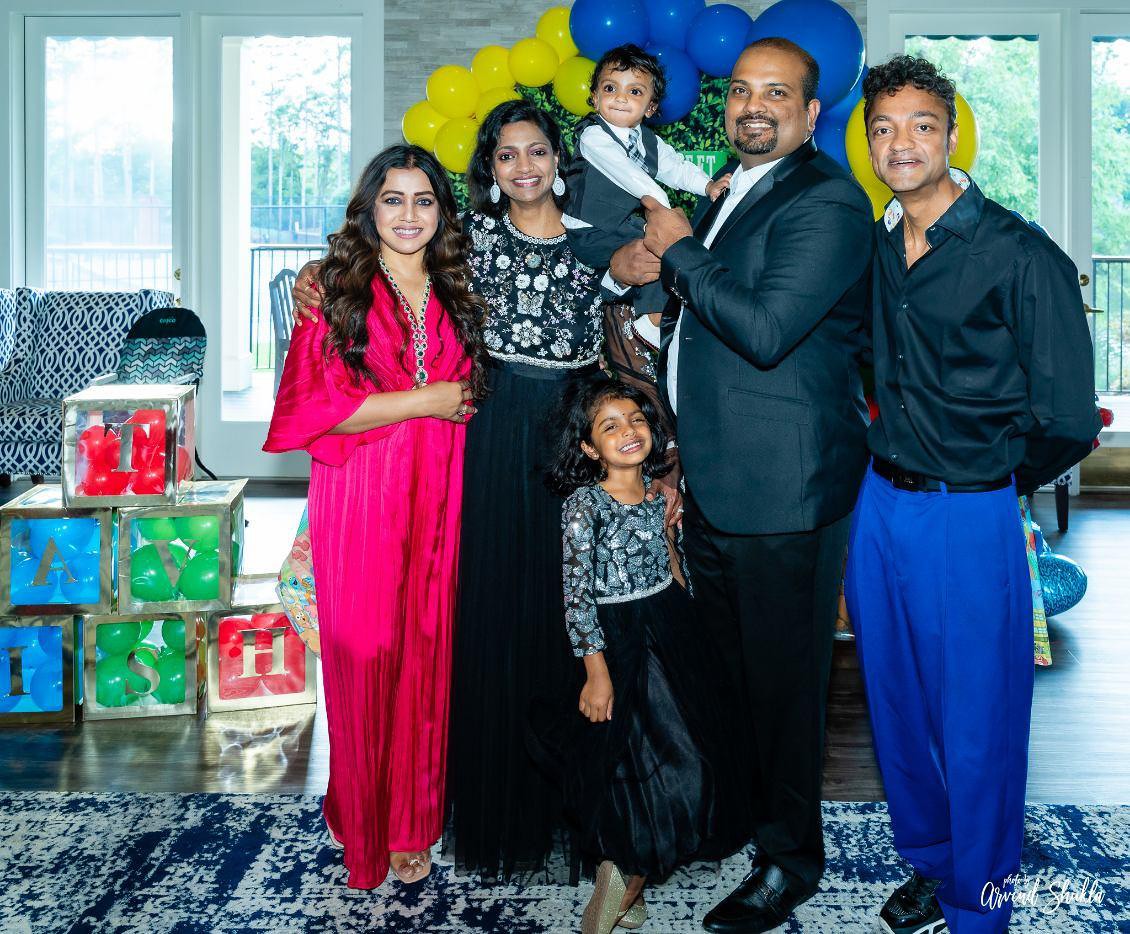 Photo: 01 Sowmya, Mohan's daughter, second from left. Jagdeesh and ...