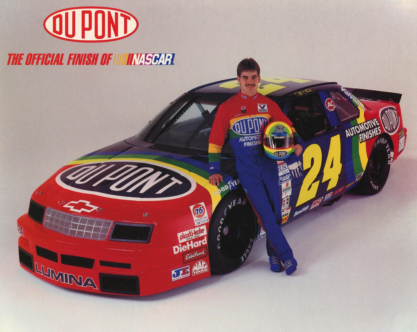 Photo: 1993 Jeff Gordon (Jeff with car) (1) | 1993 album | Cardboard ...