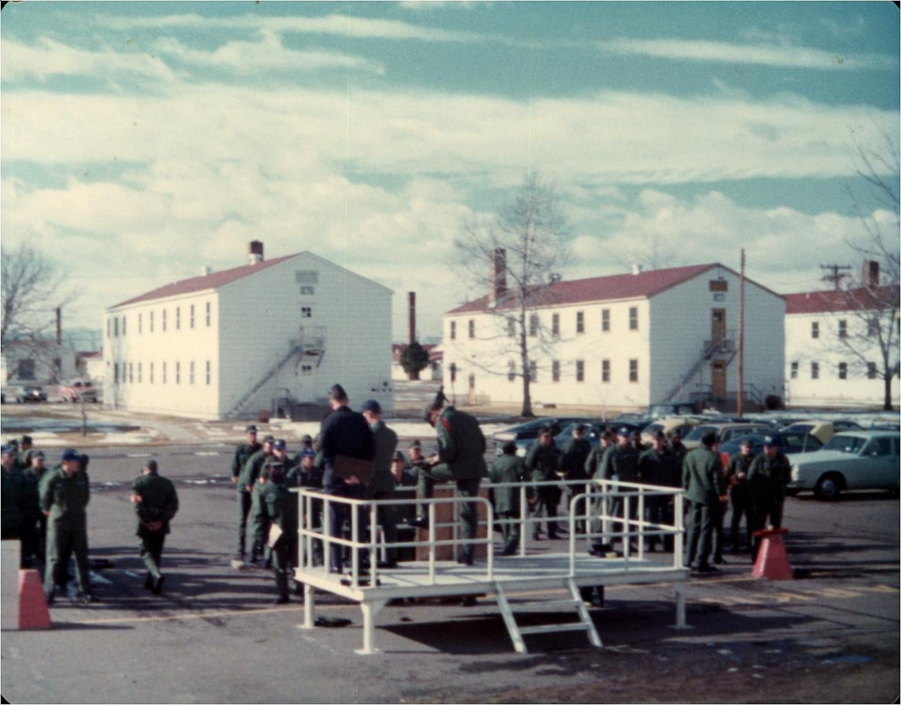 Photo: Lowry Barracks and parade | Lowry AFB, Denver CO 1969 album ...