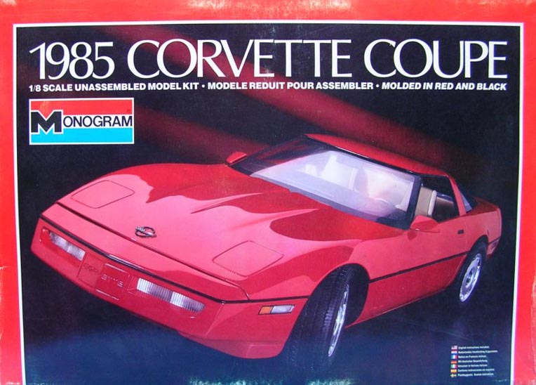 MONOGRAM 1985 Corvette Coupe 1/8 scale #2608 album | DRASTIC PLASTICS ...