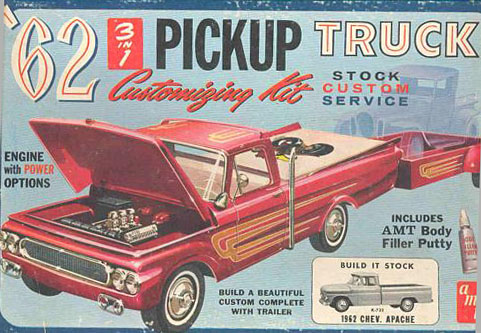 Photo: 1962 Chevrolet Apache Long Wheel Base | AMT Pickup Truck and SUV ...