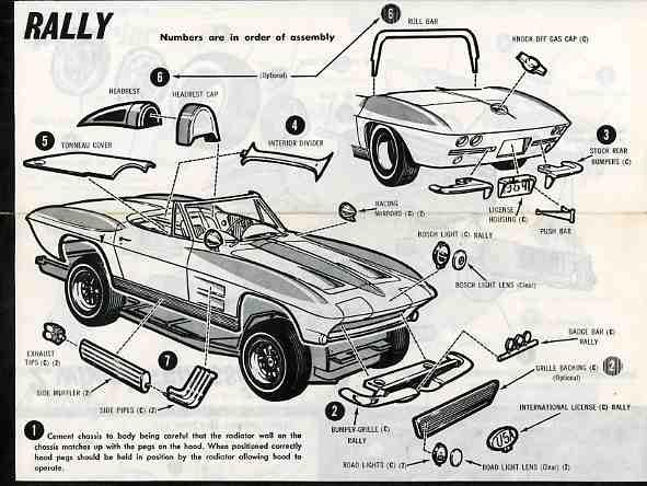 Photo: 1964 Corvette Convertible AMT 7 | AMT '64 Corvette Stingray ...