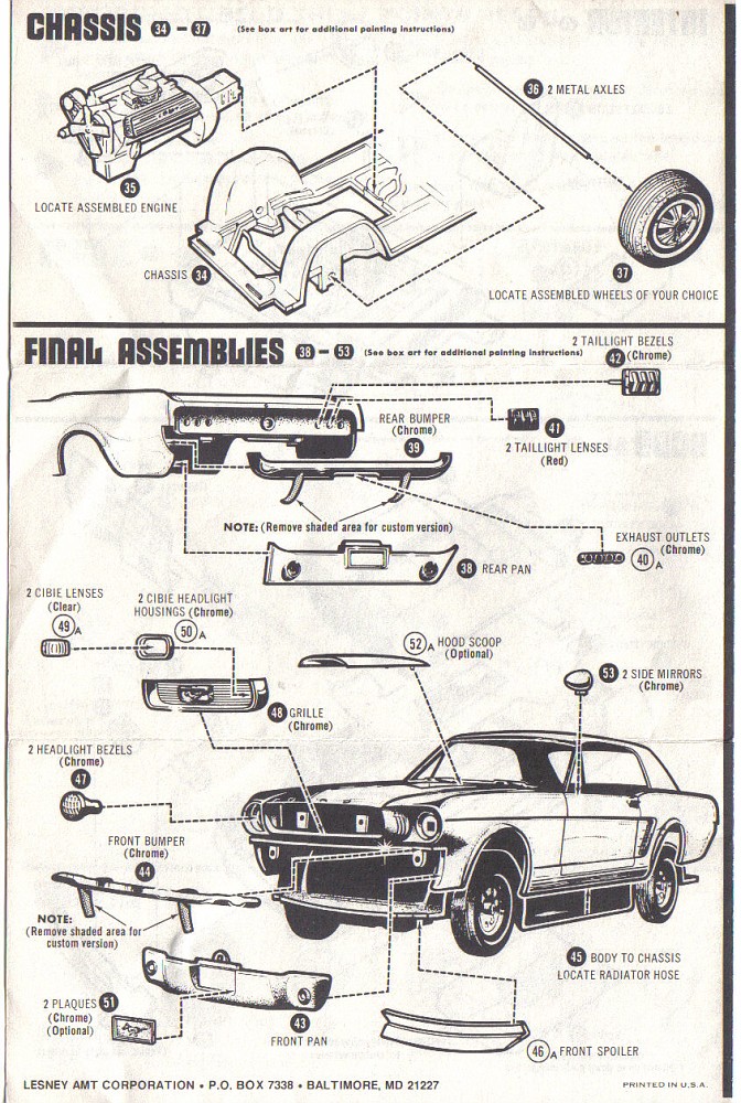 Photo: 3 | AMT '66 Mustang Hardtop #2207601 or ERTL #6565 album ...