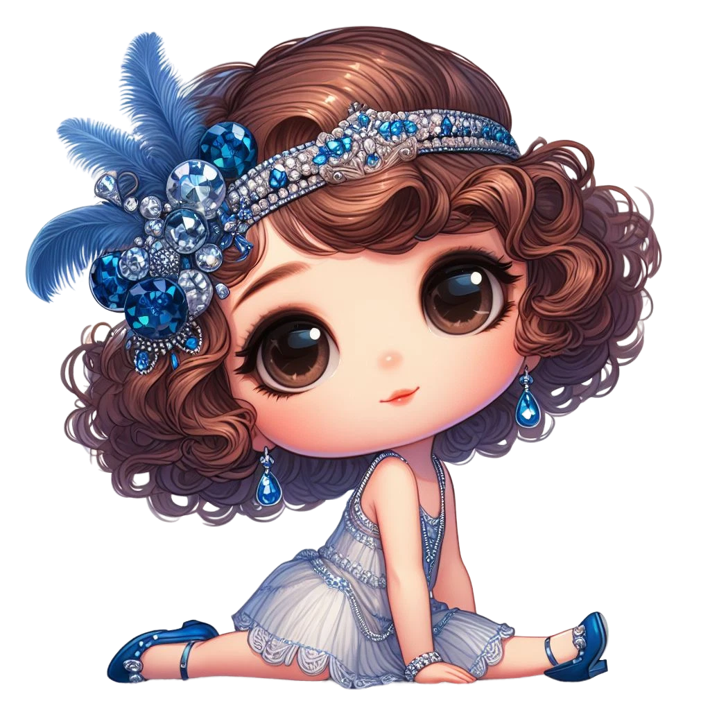Photo: LITTLE FLAPPER AI CREATIONS BG (4) | Brenda AI Creations album ...
