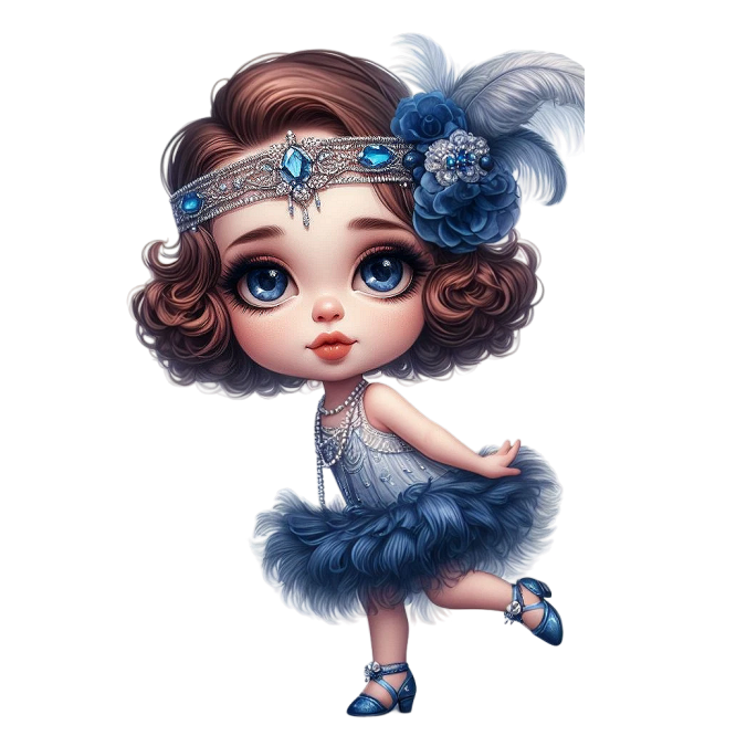 Photo: LITTLE FLAPPER AI CREATIONS BG (7) | Brenda AI Creations album ...