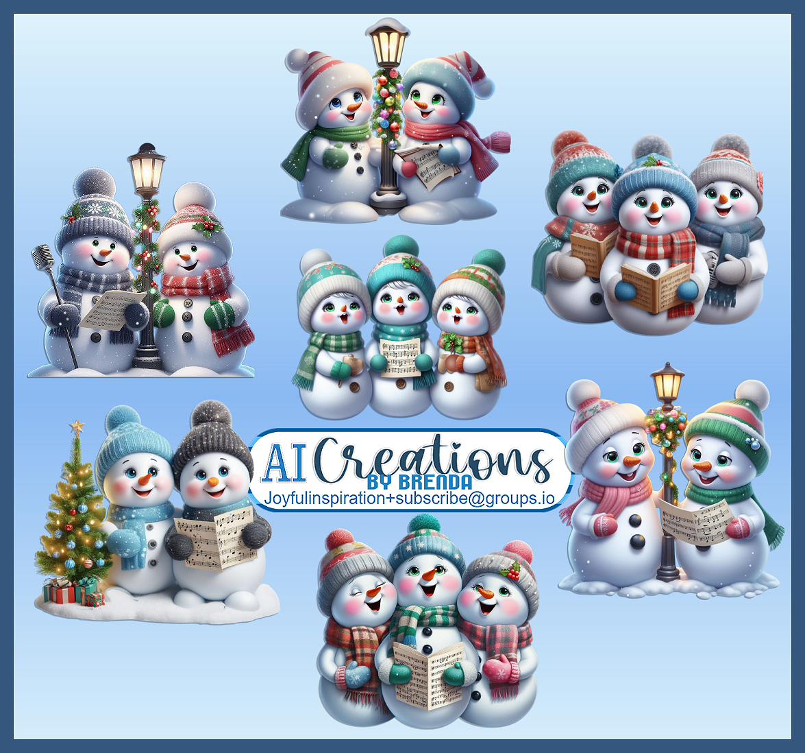 Photo: SING SNOW GOOD AI CREATIONS BG P | Brenda AI Creations album ...