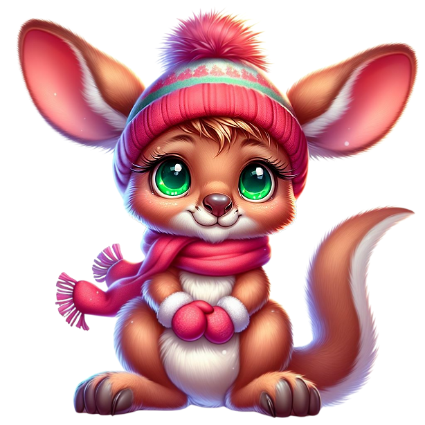 Photo: WINTER ROO AI CREATIONS BG (12) | Brenda AI Creations album ...