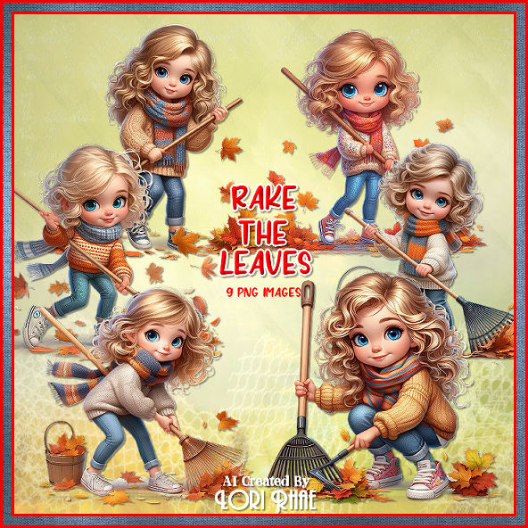 Photo: Rake the Leaves Preview - LR - 11-4-23 | Lori Rhae AI Creations ...