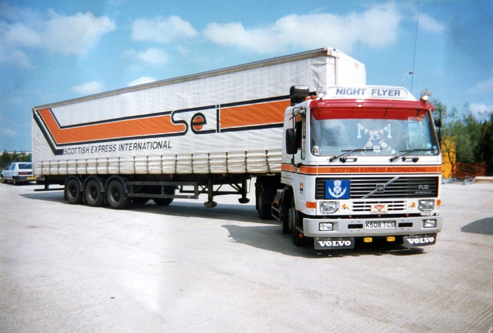 Photo: K508 TCS | Scottish Express International, Euro Central, Mossend ...