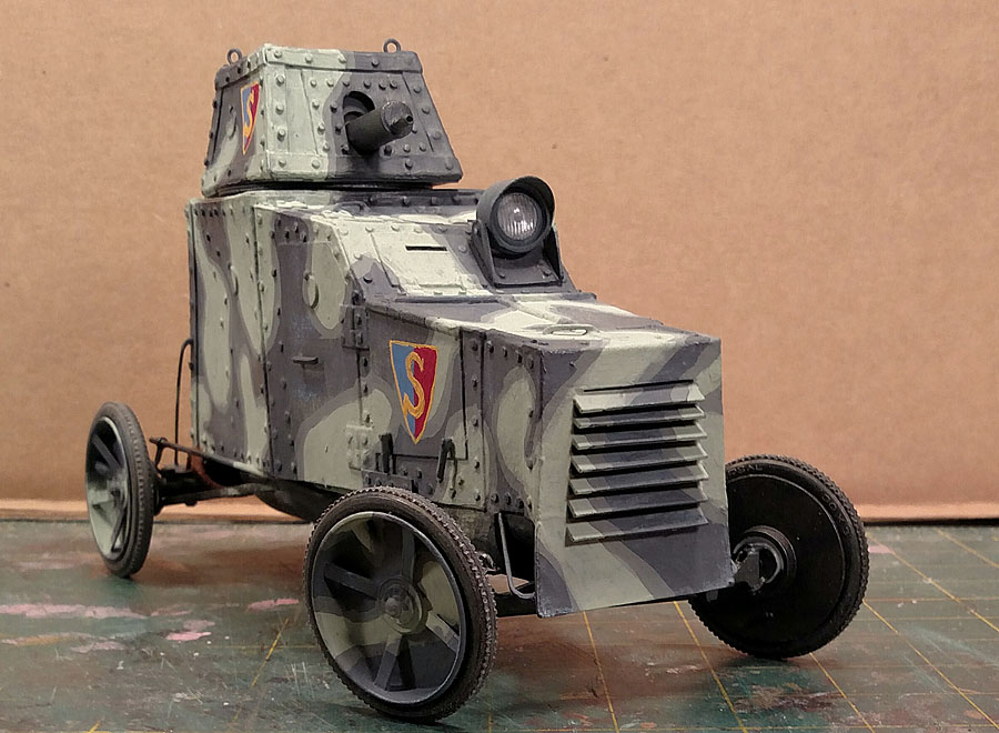 Photo: 195 | Scratch-bashed Model T armoured car in 1/16 scale. album ...