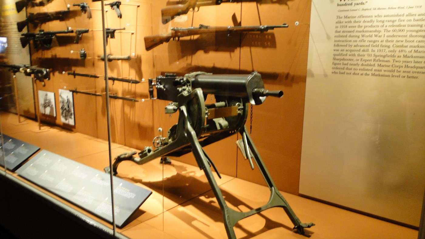 Photo: Maxim Machine Gun Model MG06.JPG | National Museum of the Marine ...