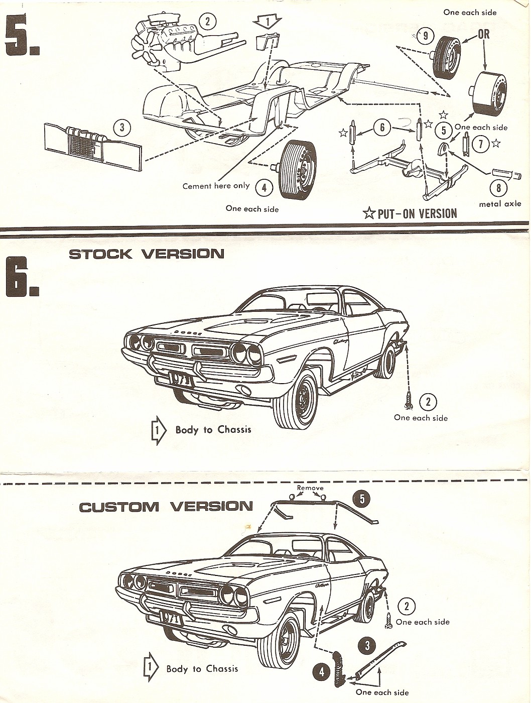 Photo: scan0014 | MPC 1971 Dodge Challenger #7114 album | DRASTIC ...
